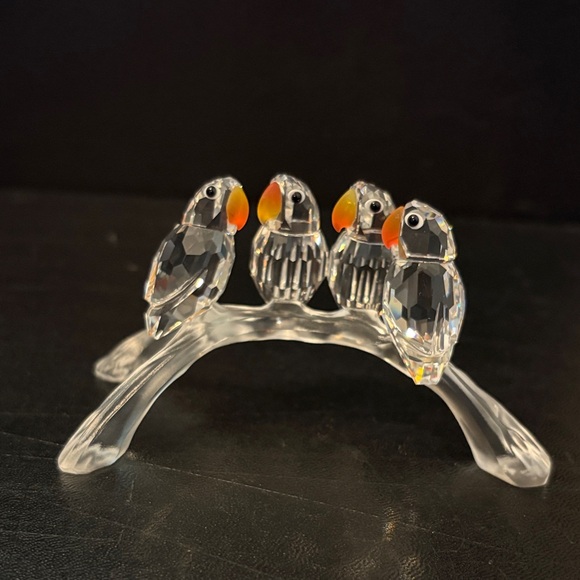 Swarovski | Art | Swarovski Crystal Baby Lovebirds | Poshmark